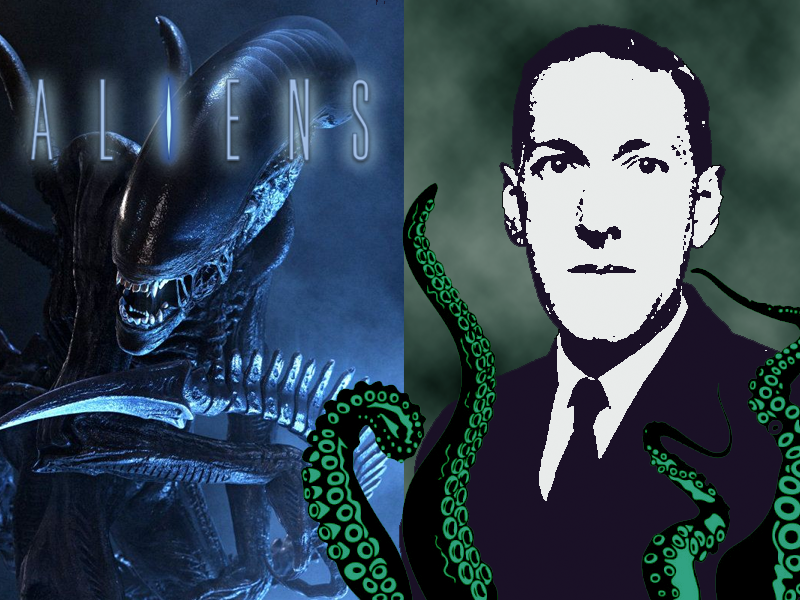 HP Lovecraft, Influencias: Alien el Octavo pasajero - Moradores de Kadath